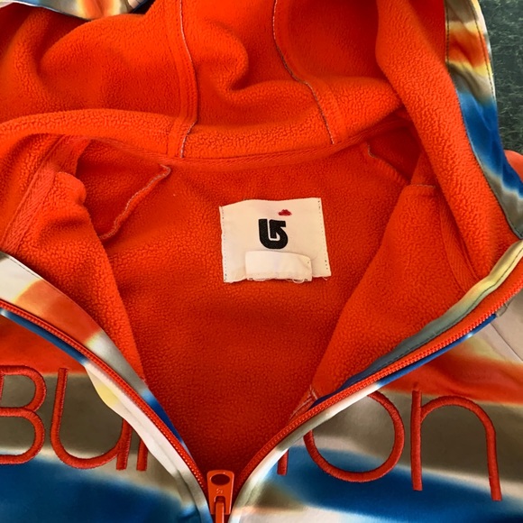 Burton | Tops | Burton Dryride Thermex Tie Dye Hoodie Full Zip | Poshmark